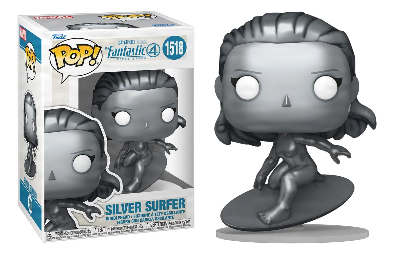The Fantastic Four: First Steps POP! Figure - Silver Surfer (1518)