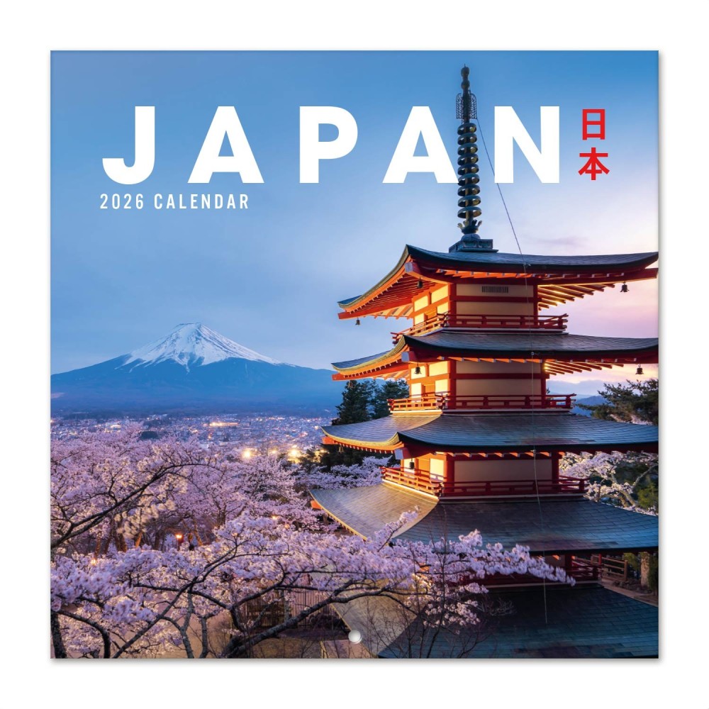 Japan Wall Calendar 2026